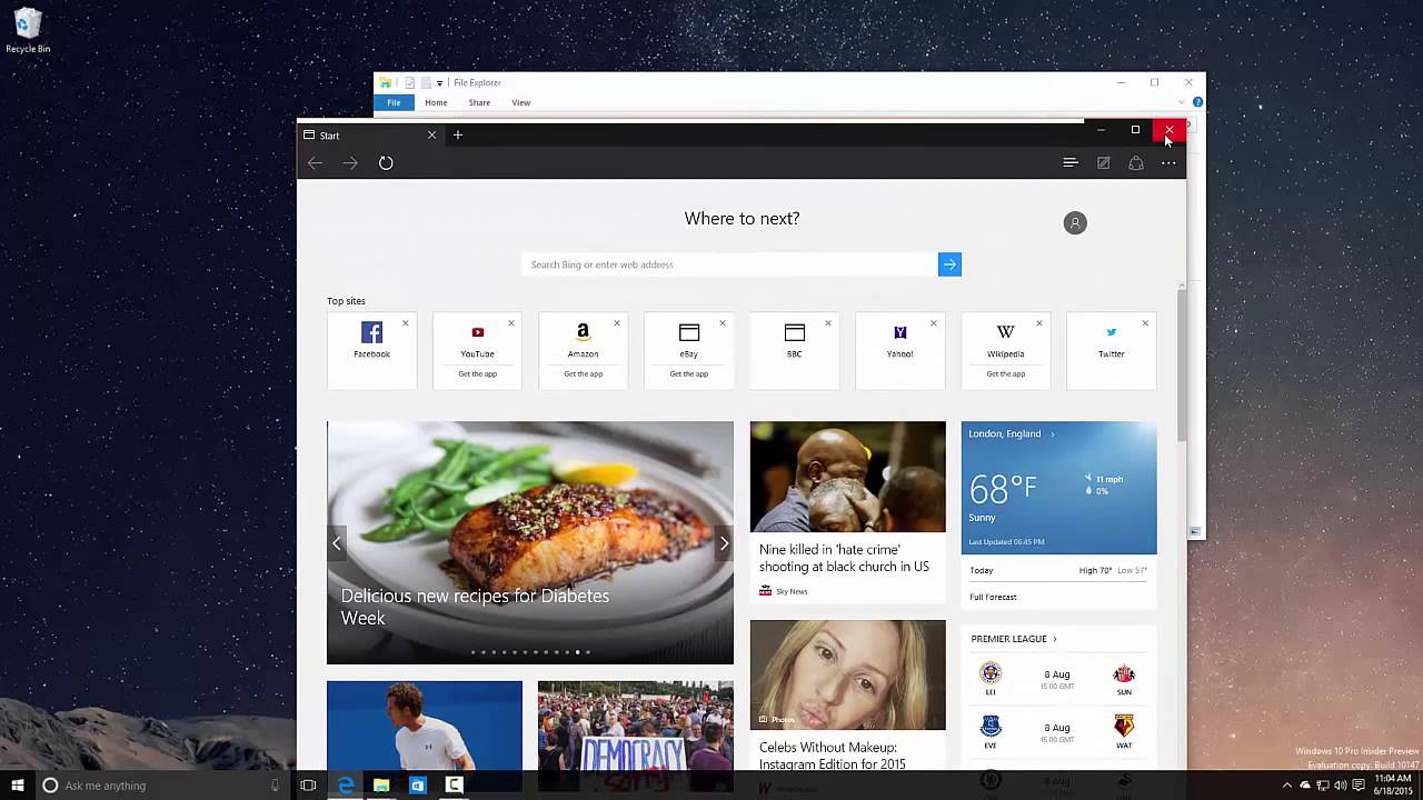 Windows 10 Build 10147 - UI Improvements, Apps, Settings + MORE - YouTube