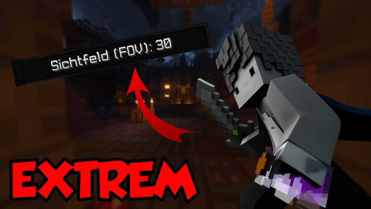 EXTREME FOV CHALLENGE - SKYWARS MINECRAFT MIT REMEAXPVP - YouTube