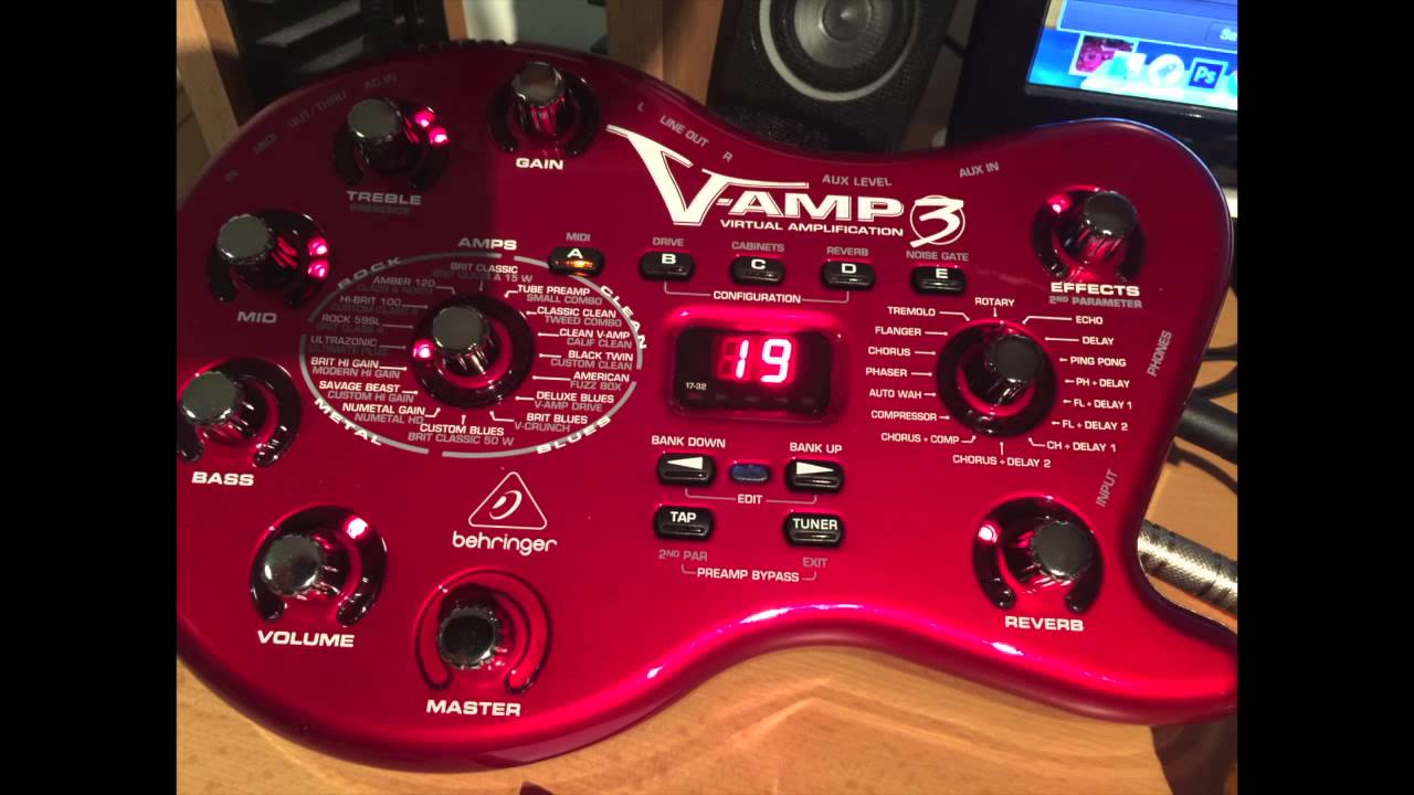 Behringer v-amp 3 sound demo - Ultrazonic - YouTube