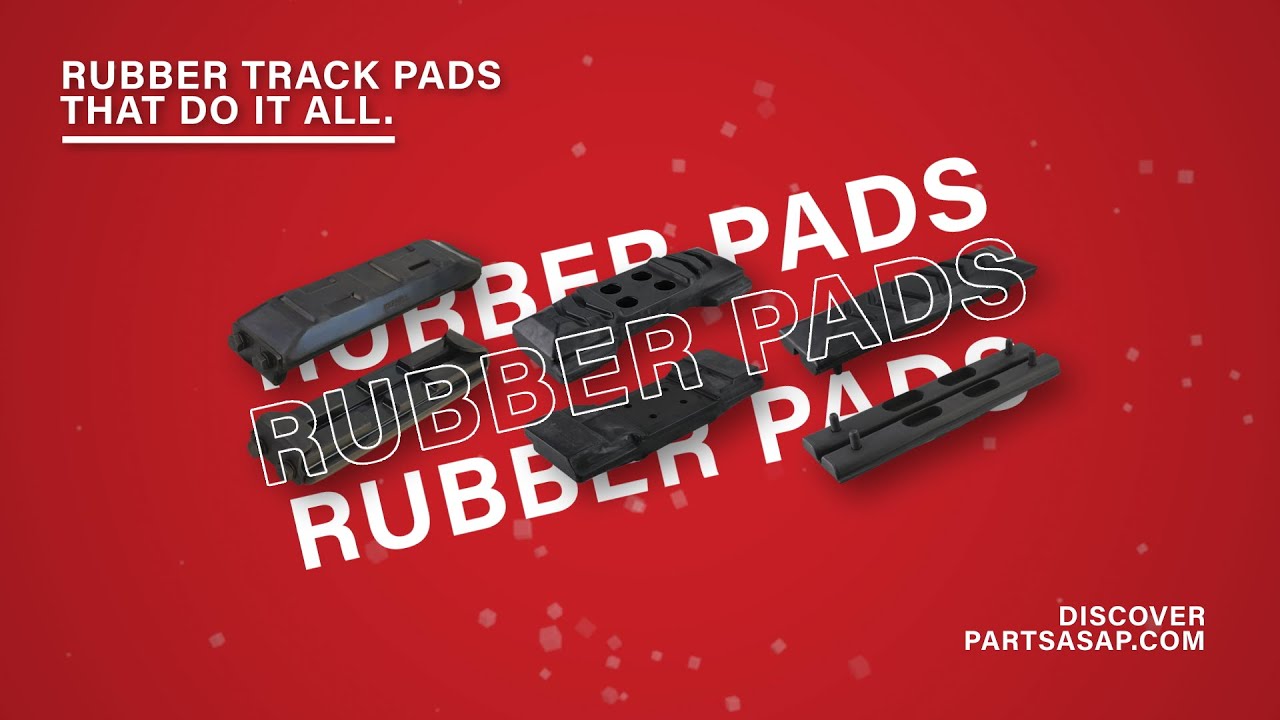 Rubber Track Pads from Parts ASAP: Rubber Pads That Do It All - YouTube
