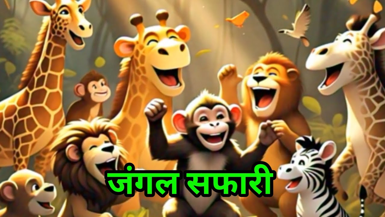 जंगल सफारी JUNGAL CARTOON - YouTube