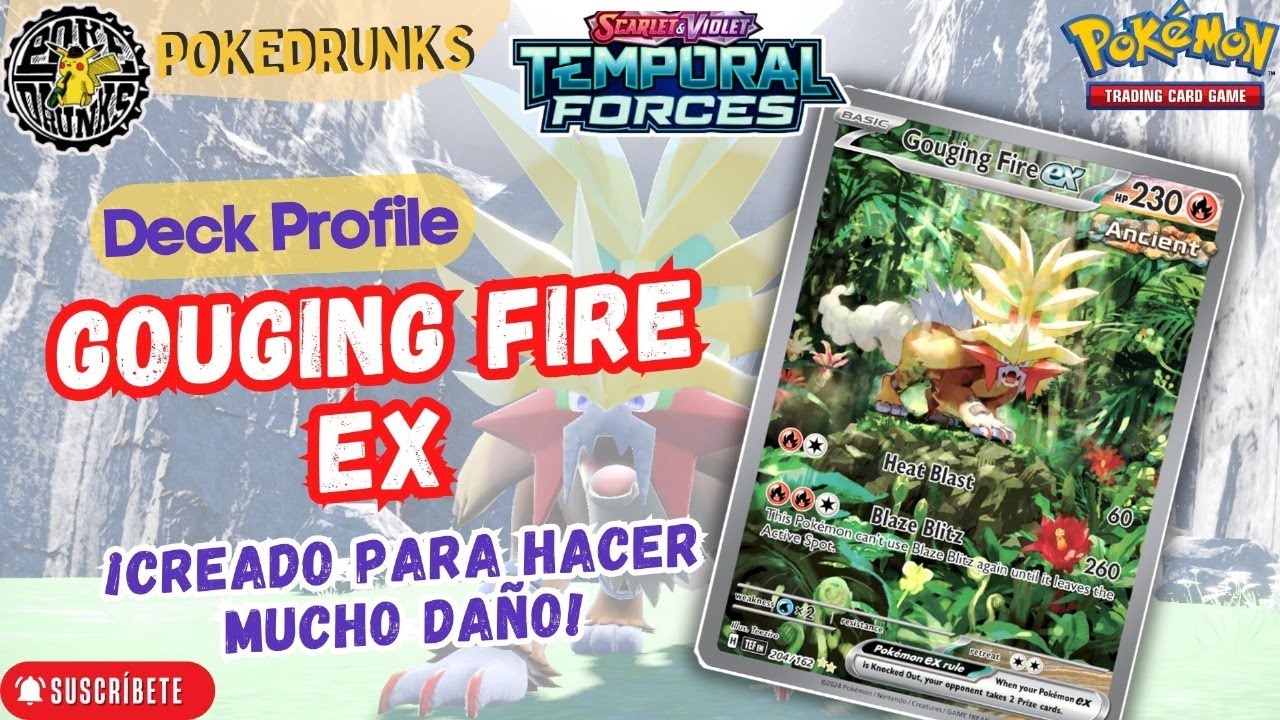 Pokemon TCG Temporal Forces Gouging Fire Deck Profile | El mejor deck ...