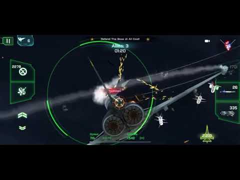 Fighter with guns and lethal weapons entered into enemy airspace & destroyed lots of enemy ...