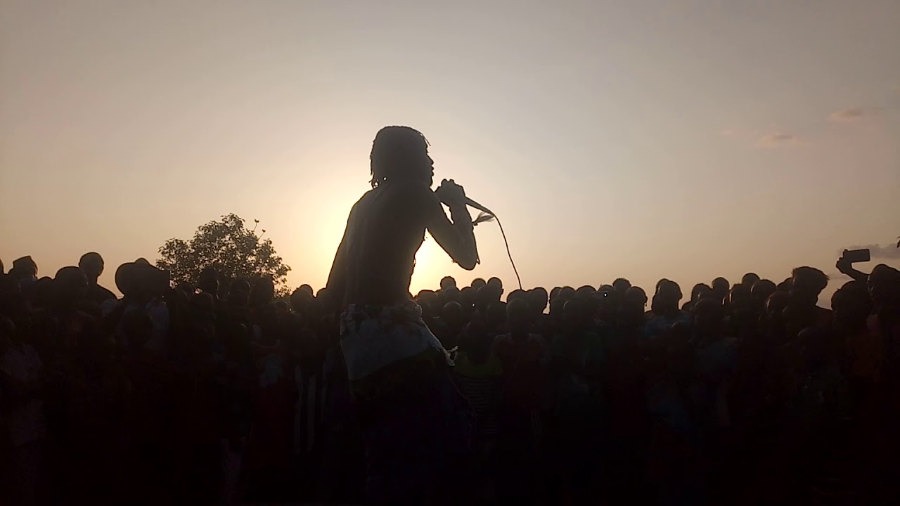 Saningo Wilson Dimero performing Nabore in Loiyangalani with a ...