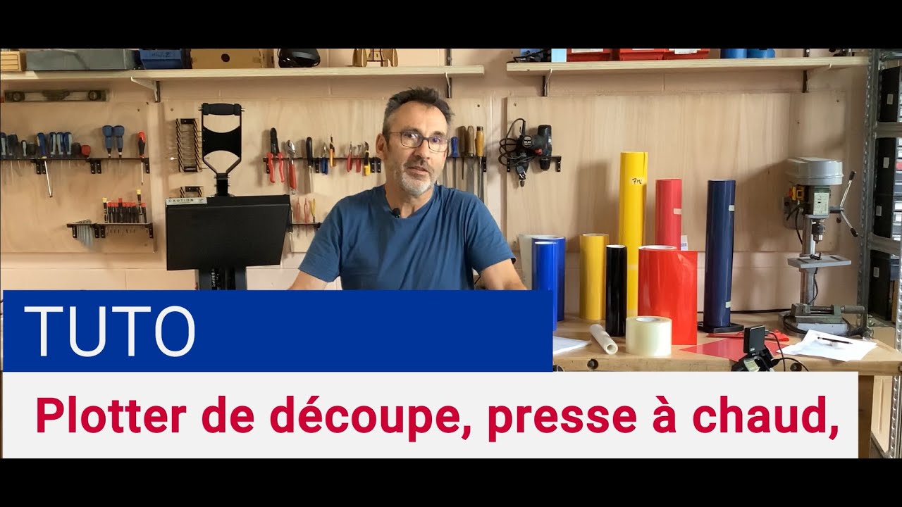 Tuto | Plotter de découpe, presse à chaud, films adhésifs et textiles ...