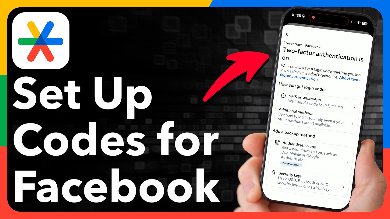 How To Setup Google Authenticator For Facebook - YouTube