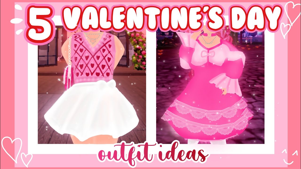 5 Valentine's Day Outfit Ideas 💗 | Royale High Roblox - YouTube