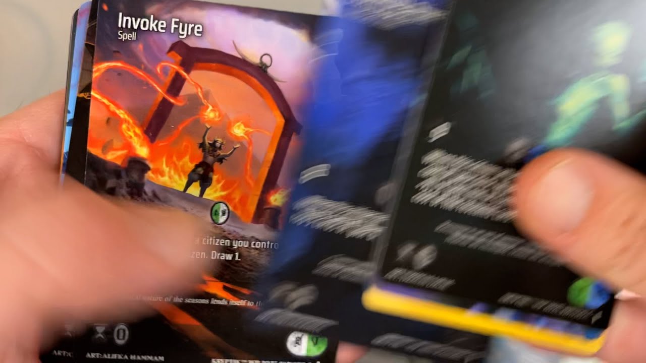 How Many Invoke Fyre Cards Did We Get? | Kryptik: Wicked Prophecy TCG ...