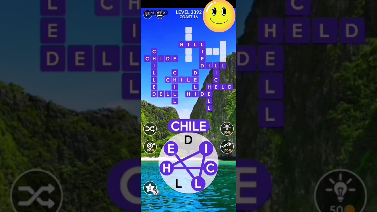 Wordscapes Level 3392 - YouTube