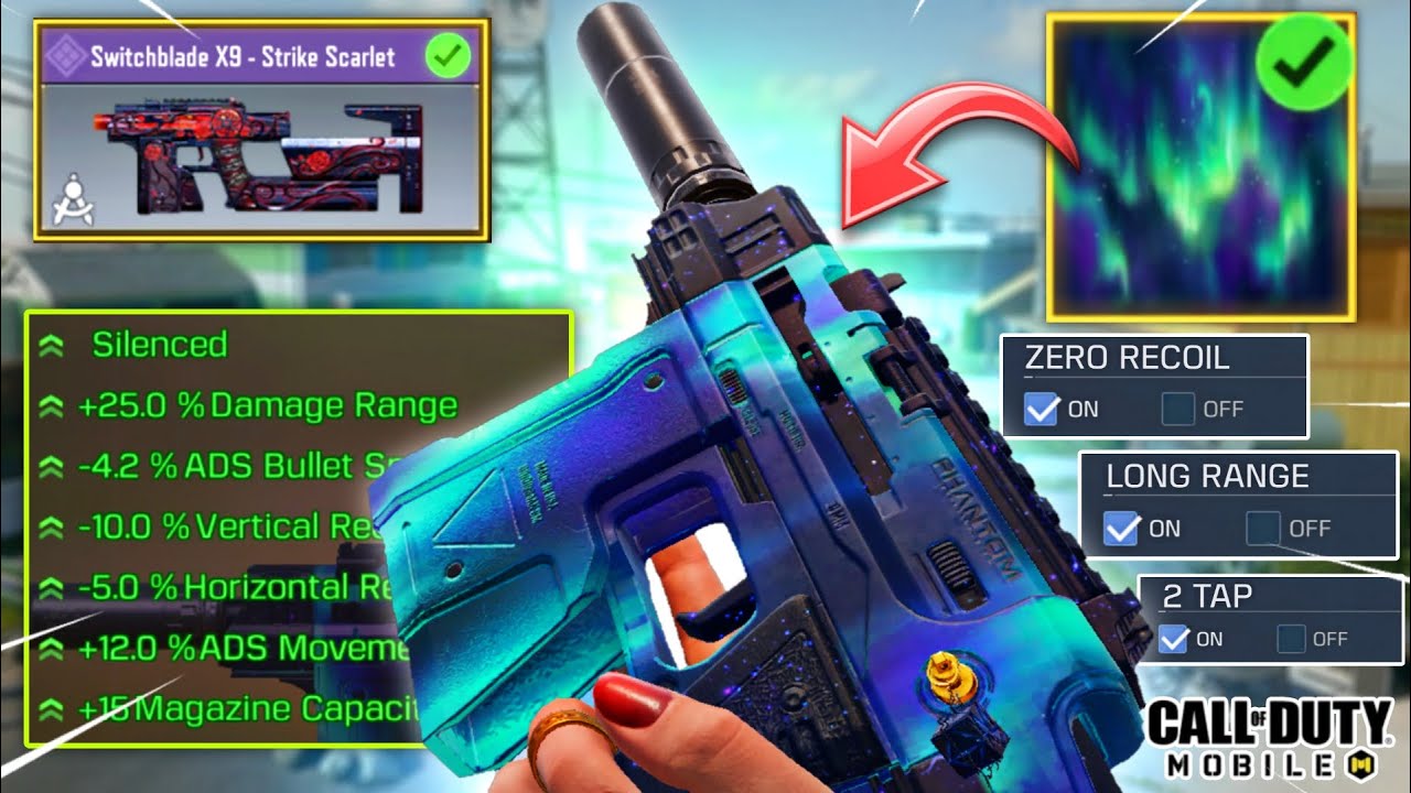 *NEW* SWITCHBLADE X9 Gunsmith Setup! "Zero Recoil" Switchblade X9 Best ...