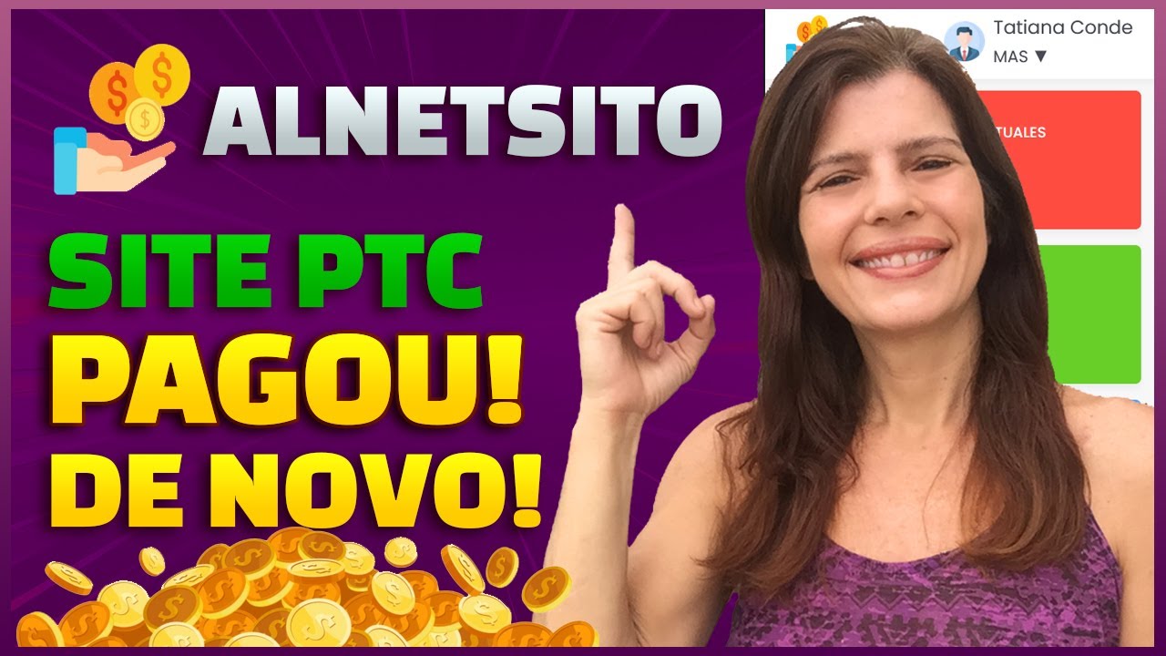 SITE DE PTC PAGOU MAIS UMA VEZ! (ALNETSITO) RENDA EXTRA ONLINE - YouTube