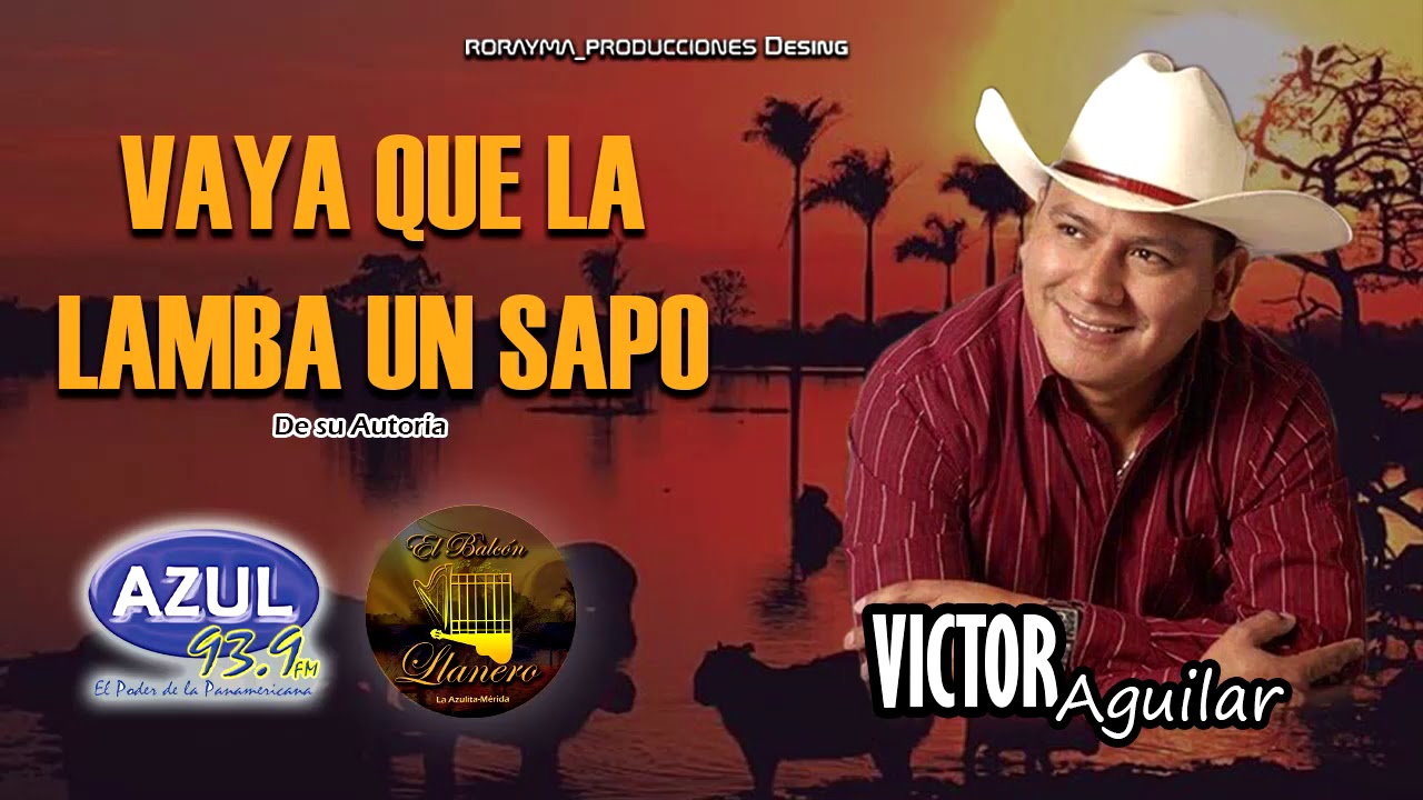 Vaya que la Lamba un Sapo - Victor Aguilar - YouTube