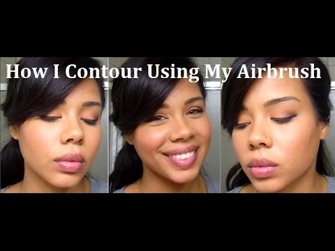 How To-Contour with Airbrush Makeup | IHeartAirbrush - YouTube