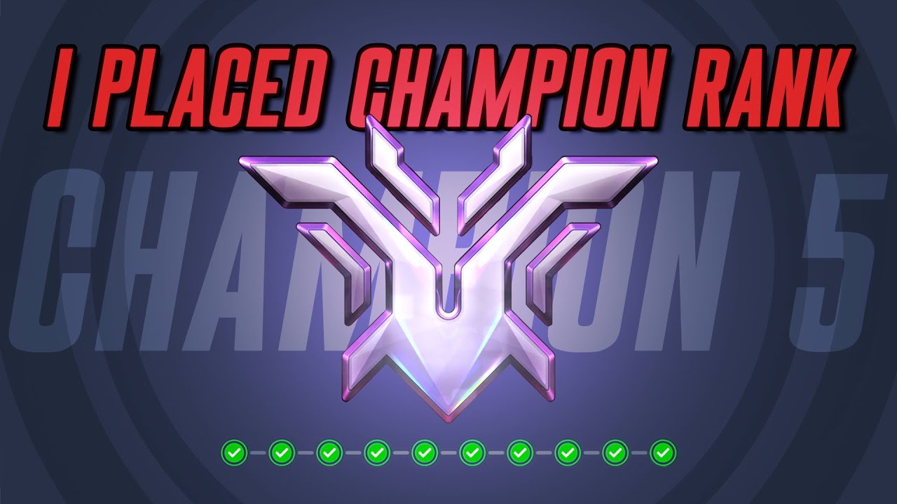 I PLACED CHAMPION RANK (They said it was IMPOSSIBLE) - YouTube