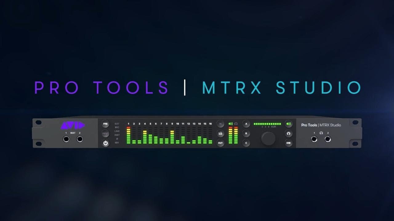 Pro Tools | MTRX Studio - YouTube