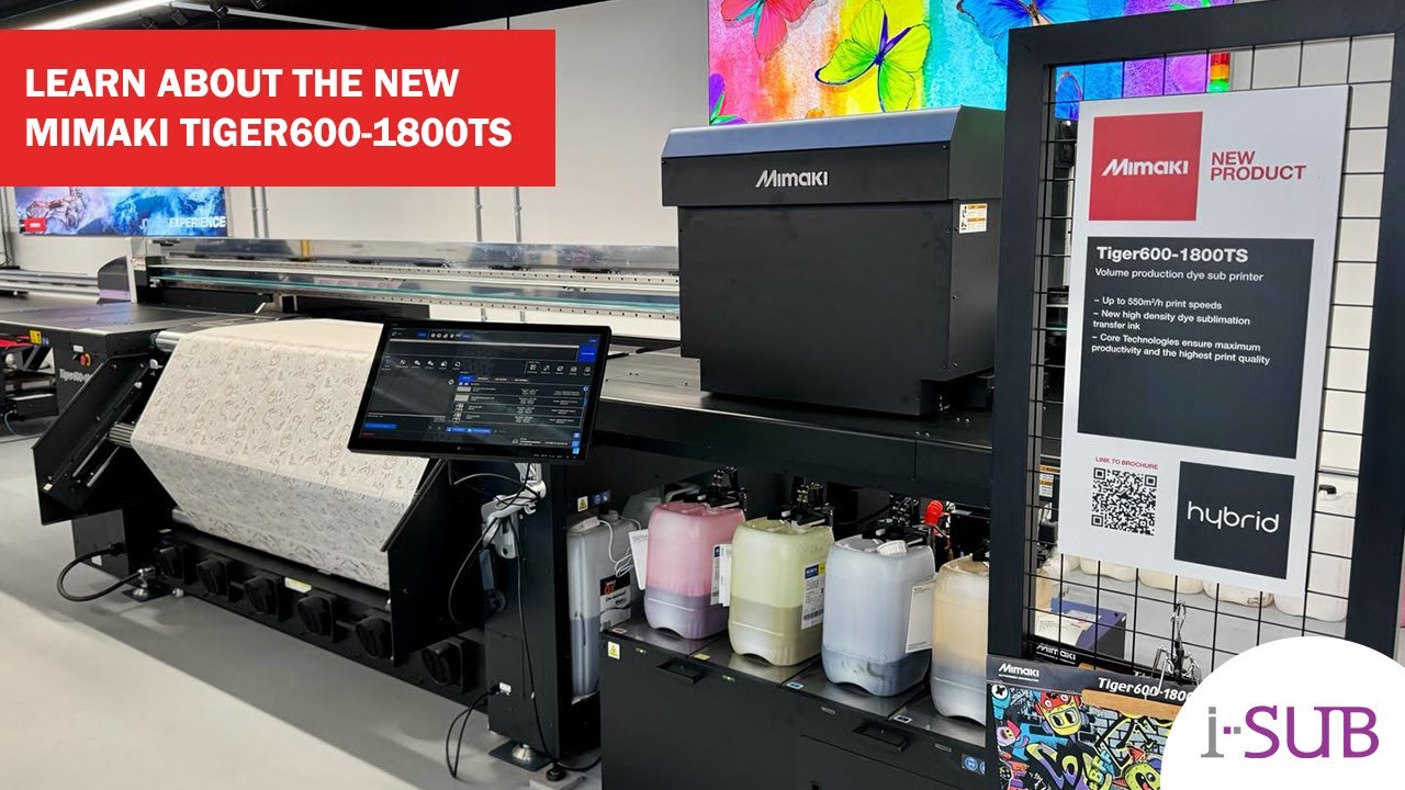 New Mimaki Tiger 600-1800TS High Speed Dye Sublimation Printer for ...