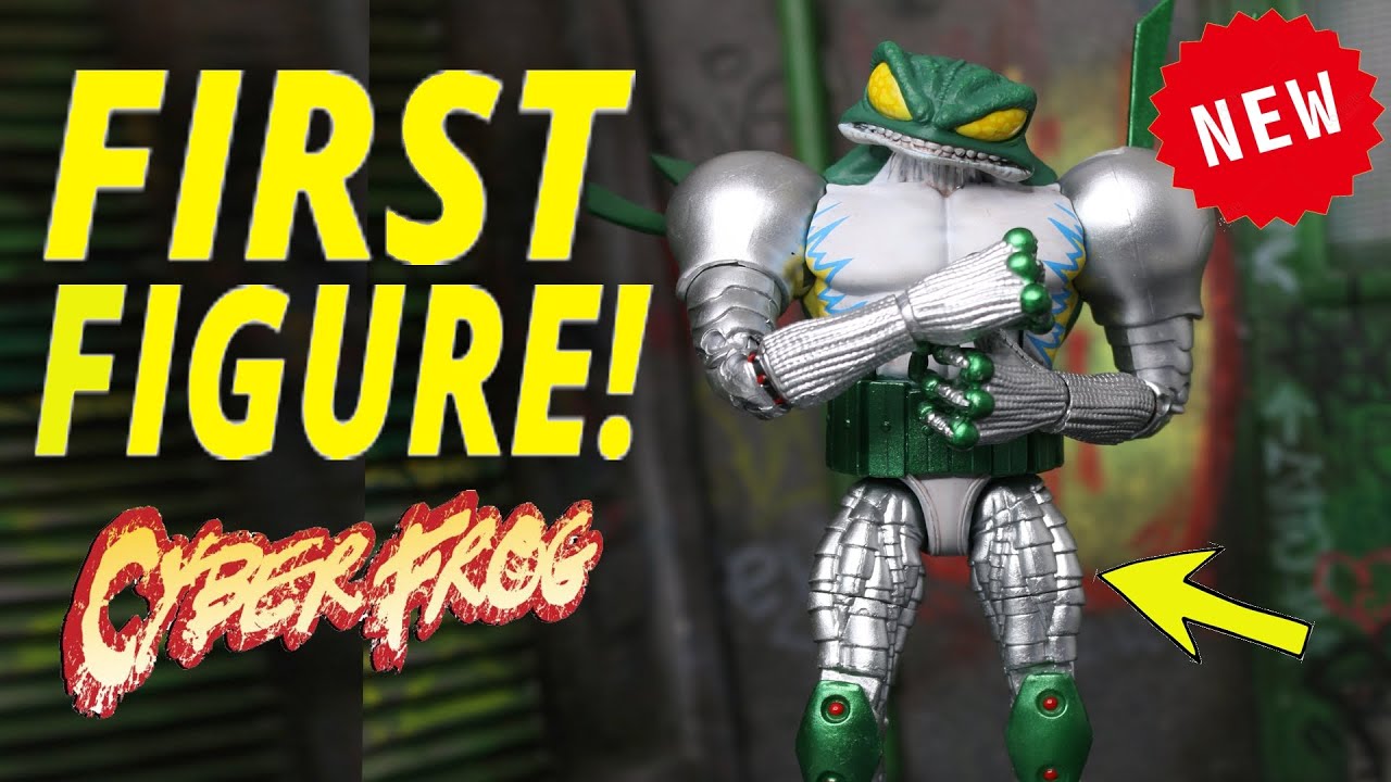 NEW CROWDFUNDED CYBERFROG ACTION FIGURE FULL UNBOXING & TOY REVIEW ...