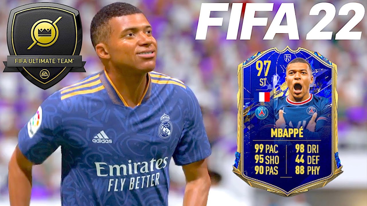 97 TEAM OF THE YEAR MBAPPE...THIS CARD IS GAME OVER! FIFA 22 Ultimate ...