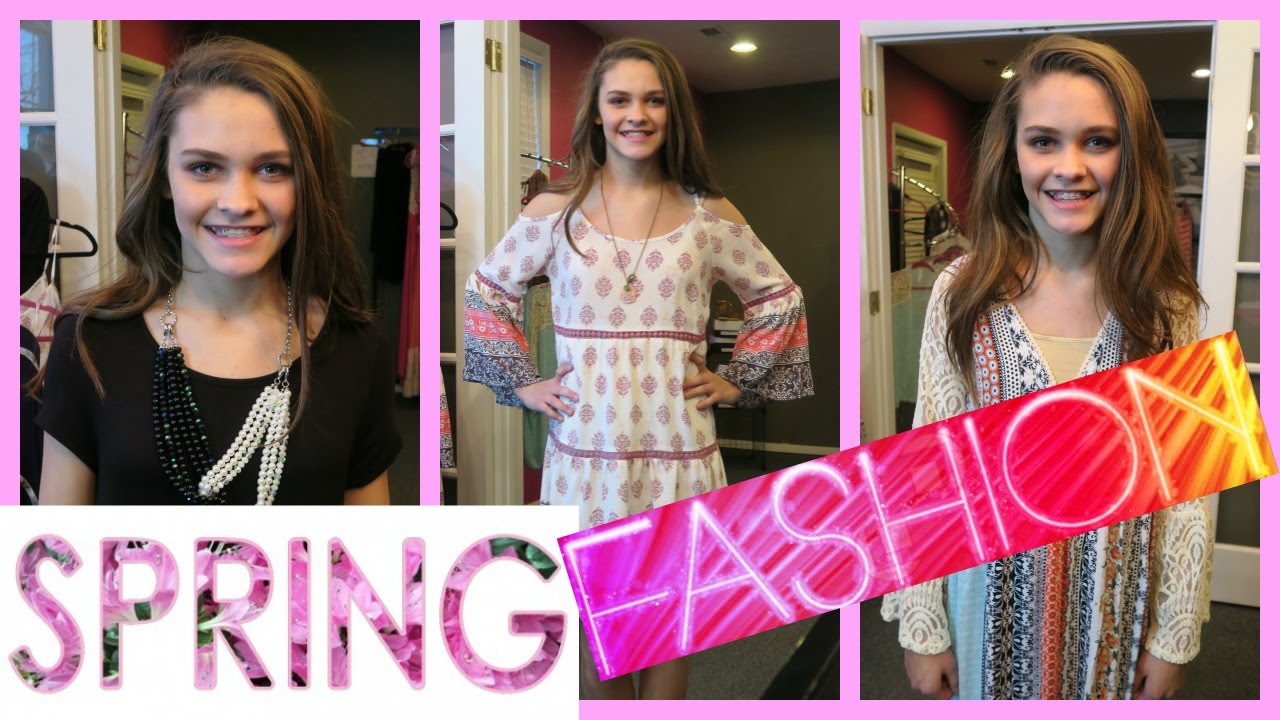 KIDS FASHION | SPRING STYLES! | Emma Marie's World - YouTube