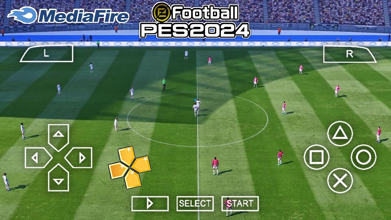 Saiu! eFootBall PES 2024 ( PPSSPP ) Gráficos Realistas Atualizado - YouTube