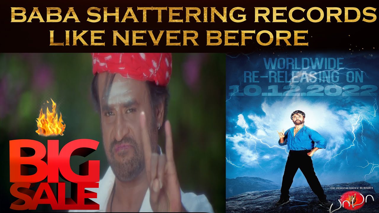 BREAKING:- BABA RE-RELEASE CREATING MASSIVE RECORD | SUPERSTAR ...