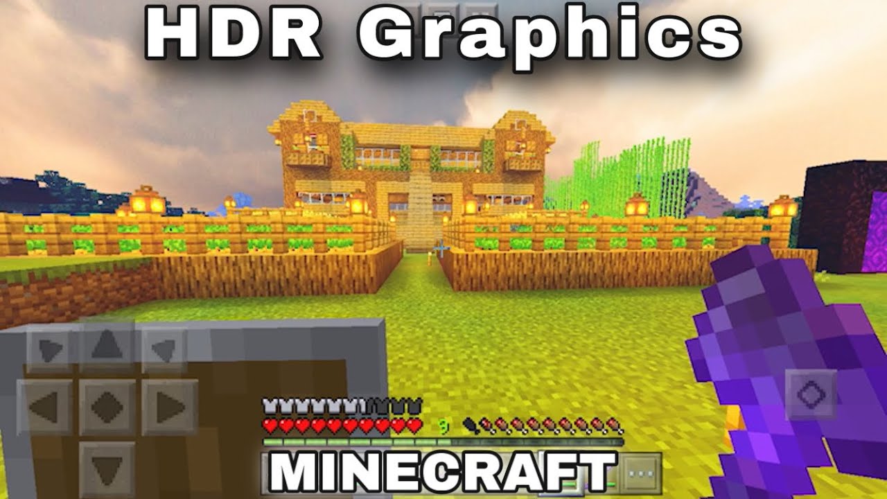 Minecraft : HDR Graphics in mobile | android and iOS - YouTube
