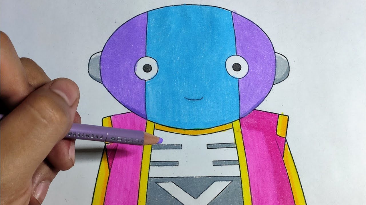 Cómo COLOREAR a ZENO-SAMA Paso a paso/ How to DRAW ZENO-SAMA | DBS ...