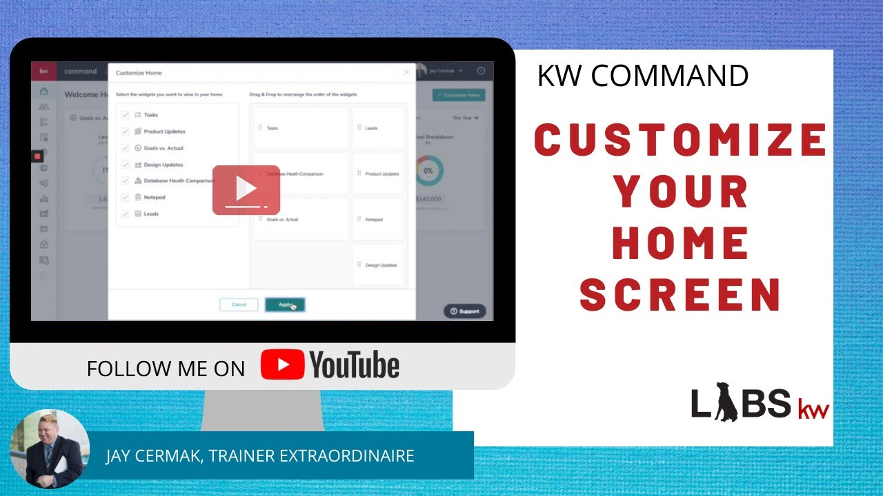 KW Command: Customize Home Screen - YouTube