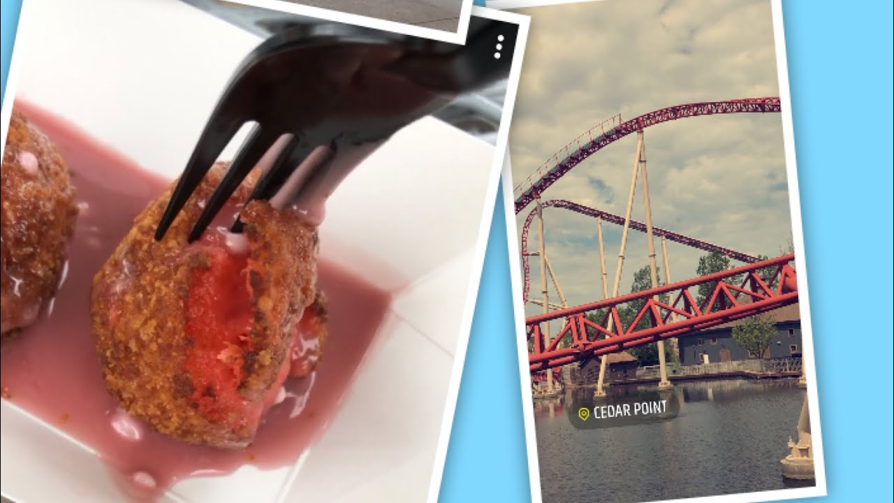 Cedar Point Trip 2021 (Vlog) Rollercoasters, Animals 🐫 Cherry 🍒 Food ...