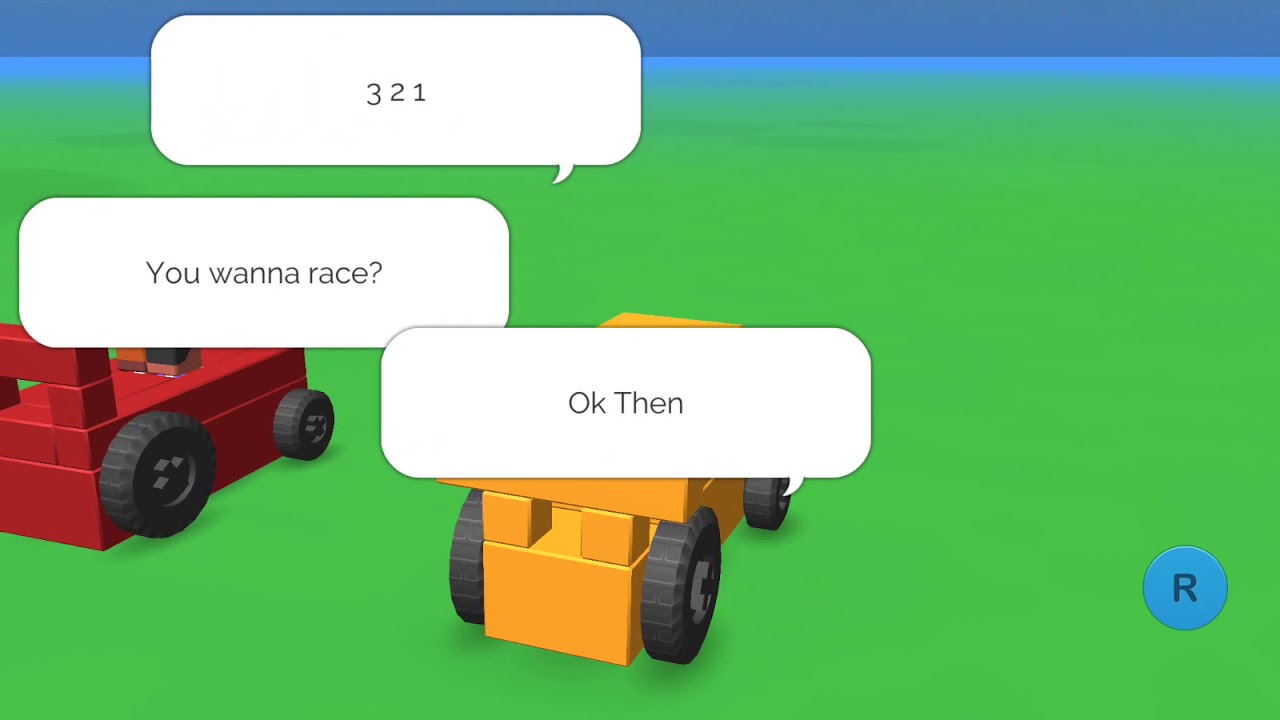 Blocksworld RACING CAR - YouTube