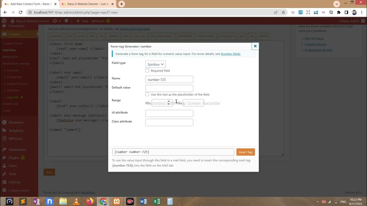 How to Add Contact Form 7 in Wordpress Website No.29. - YouTube