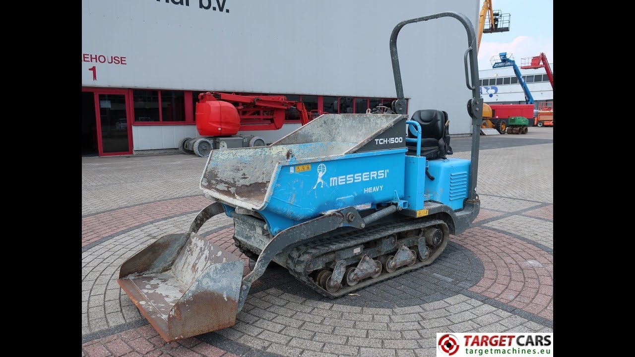 777010 MESSERSI TCH-1500/MTP RUBBER TRACKED DUMPER W/SHOVEL DIESEL 2013 ...