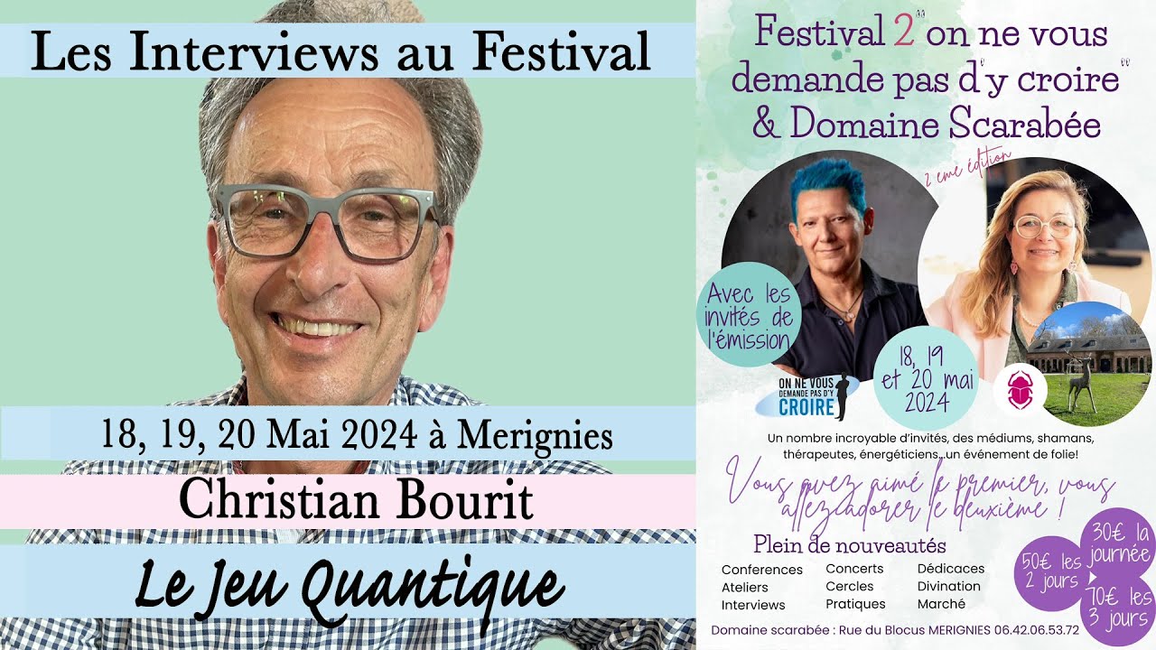 LES INTERVIEWS DU FESTIVAL : Christian Bourit - YouTube