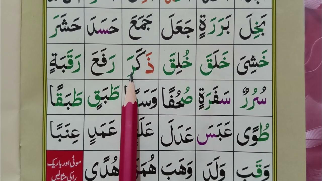 Noorani qaida takhti number 6 || Learn Quran - YouTube