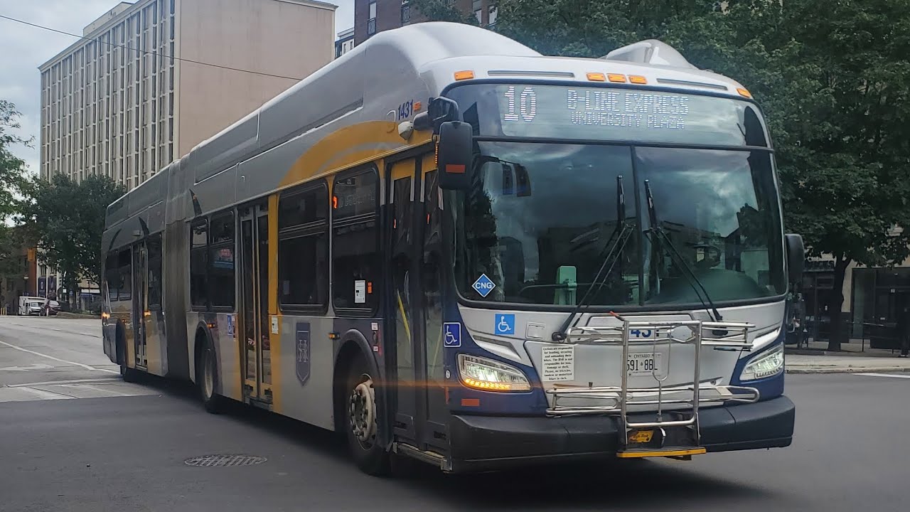 Hamilton Street Railway 2015 New Flyer XN60 #1431 (55A) (Part 1) - YouTube