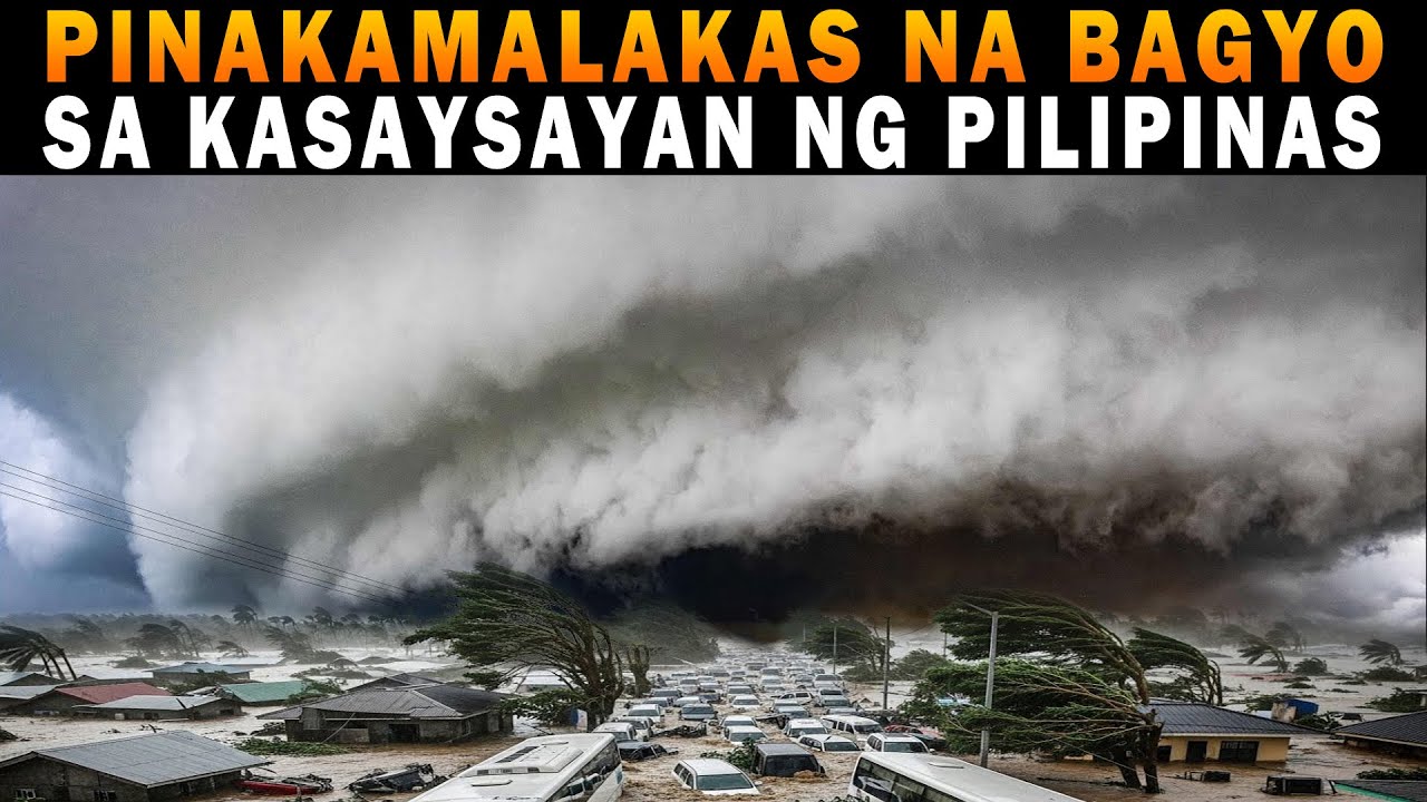 Pinakamalalakas na BAGYO sa Kasaysayan ng Pilipinas | Super Typhoon ...