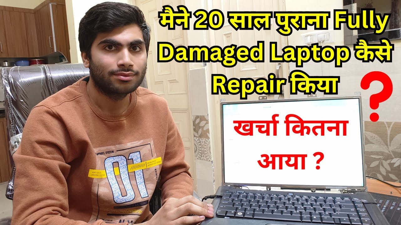 How I Repair 20 Years Old Fully Damaged Laptop || 20 Years Old Damaged ...
