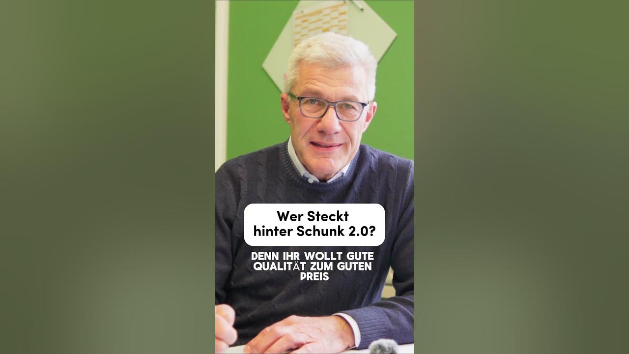 Wer steckt eigentlich hinter Schunk 2.0? - YouTube