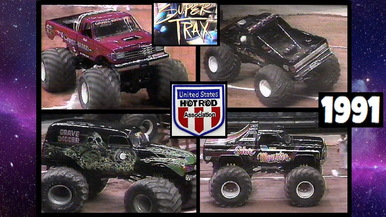 1991 SUPER TRAX! USHRA MONSTER TRUCKS, LANDOVER MARYLAND! NEW ORLEANS ...