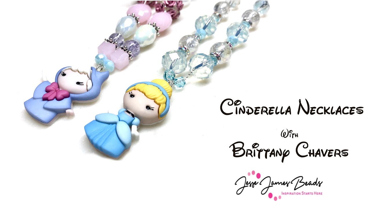 Easy Disney Cinderella Button Necklaces! DIY Jewelry Tutorial! 👗 🪄 🐭 ...