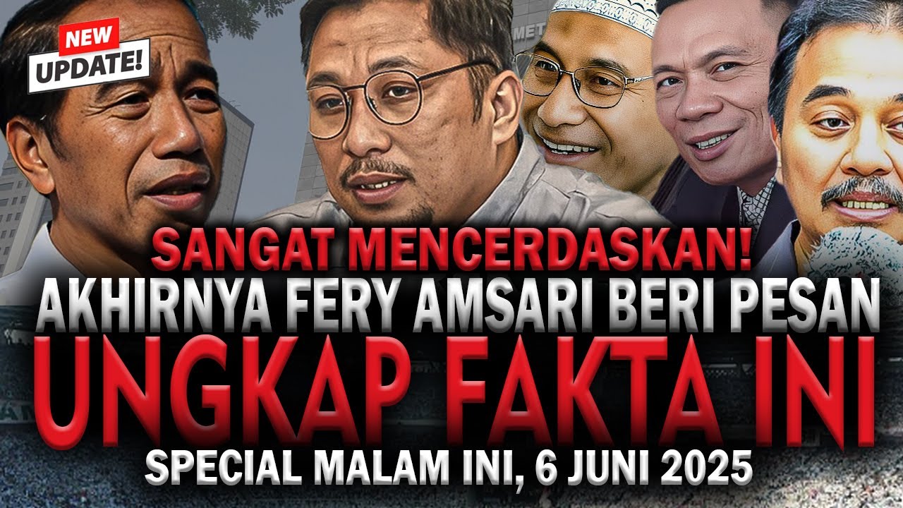 🔴CEPAT LIHAT! FERY AMSARI BERI PESAN PENTING & MENDALAM BUAT JKW ...