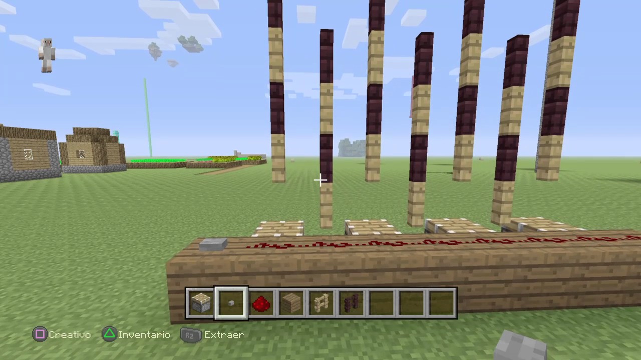 Minecraft puerta de castillo tutorial - YouTube