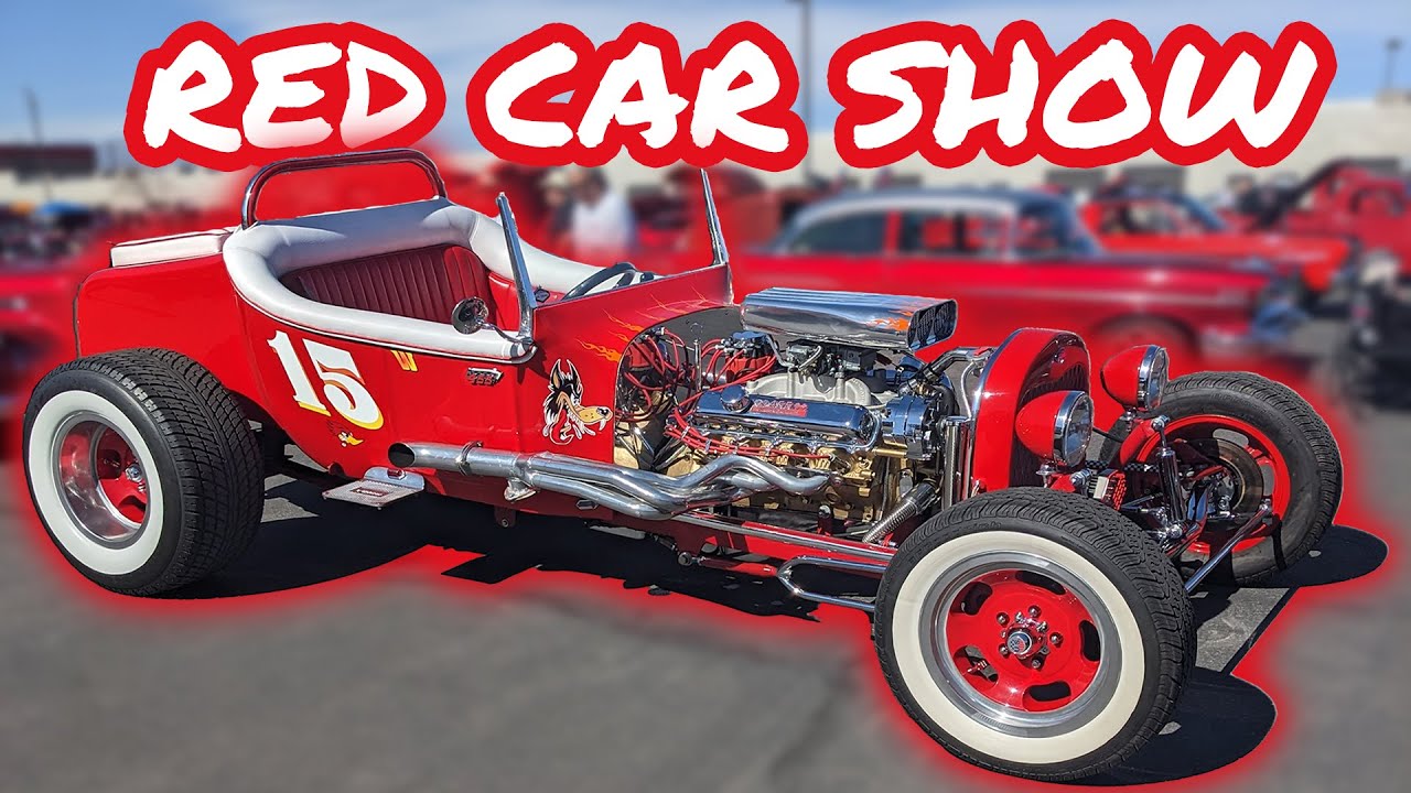 RED CAR SHOW - CLASSIC CAR SHOW - LAS VEGAS, NV - YouTube