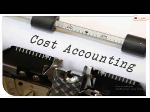 Cost And Works Accounting - YouTube