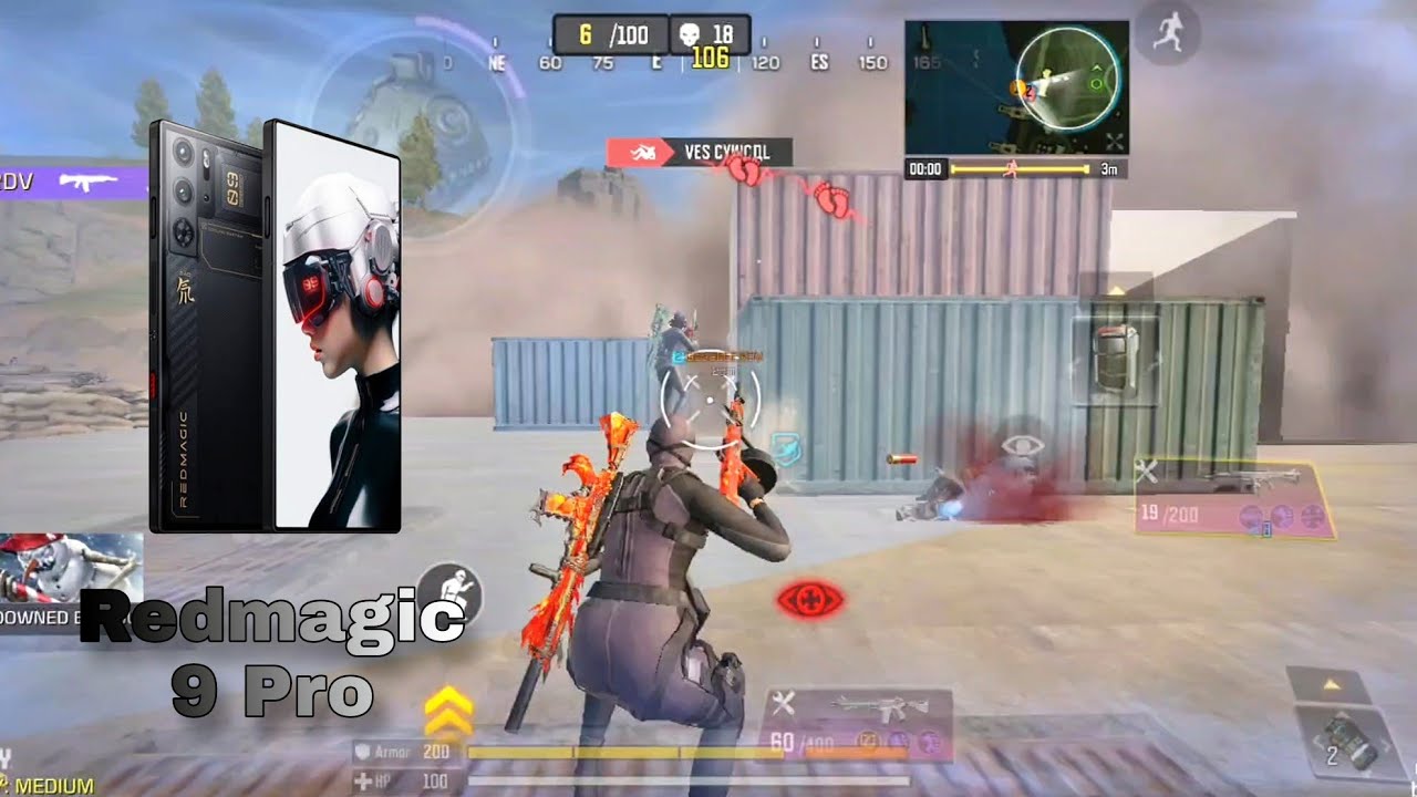 SWEATY GARENA SERVER RANK GAME USING RED MAGIC 9 PRO IN CALL OF DUTY ...