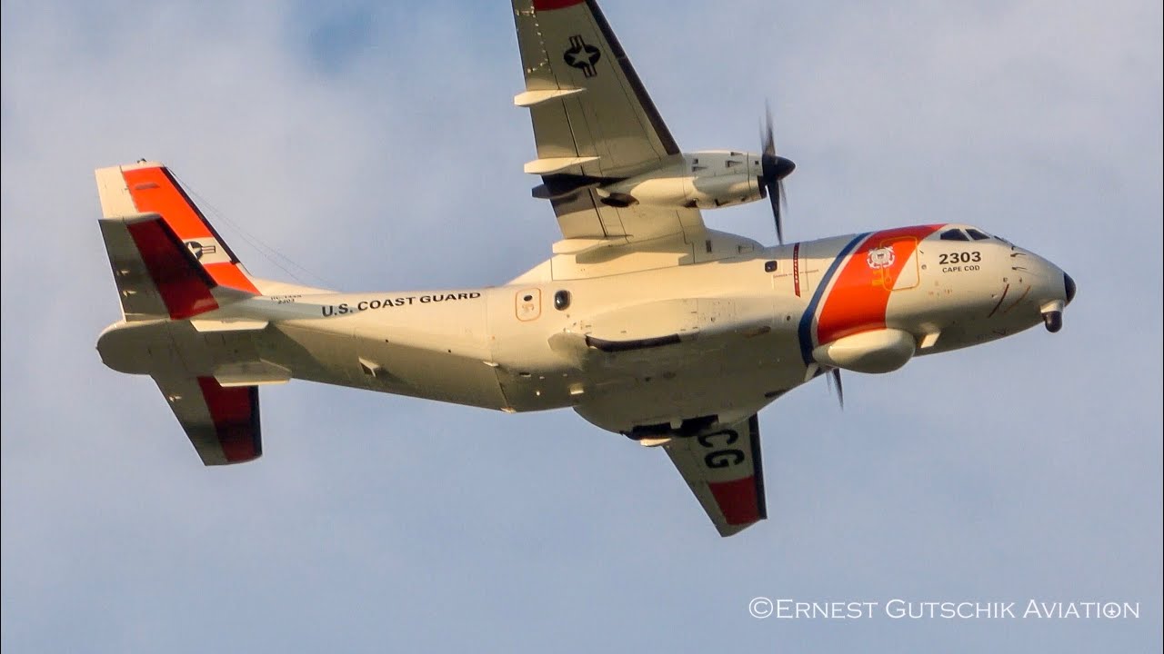 USCG HC-144 Ocean Sentry Demo | Airshow London SkyDrive Hour of Power ...