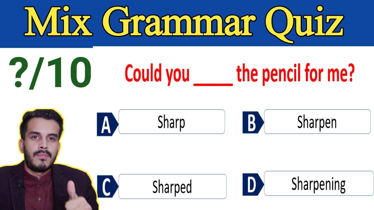 English mix grammar quiz|Hub of iQ Gk| - YouTube