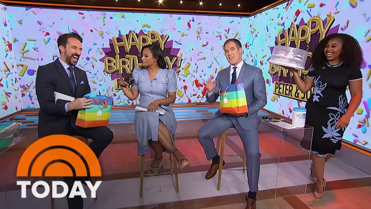 Joe Fryer Surprises Peter Alexander With Hilarious Birthday Gifts - YouTube
