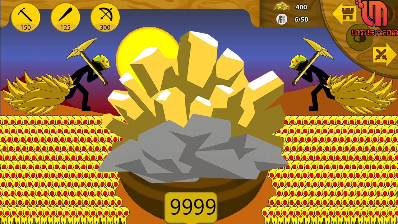 MOD BIG GOLD MINE TO BUILDING A POWERFUL EMPIRE | STICK WAR LEGACY ...