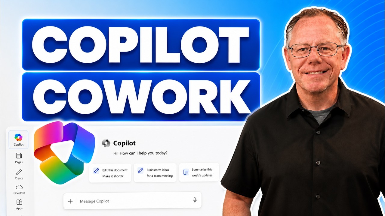 Microsoft Copilot Cowork Tutorial - YouTube